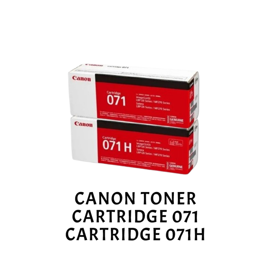 [ORIGINAL] Canon Toner Canon 071 Canon 071H Cartridge 071 Cartridge ...