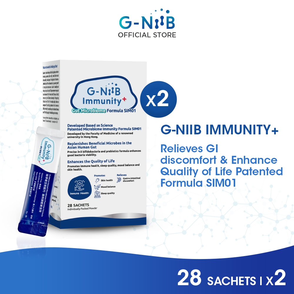 [Bundle of 2] G-Niib Immunity+ Probiotics, 28 Days l Immunity Boost ...
