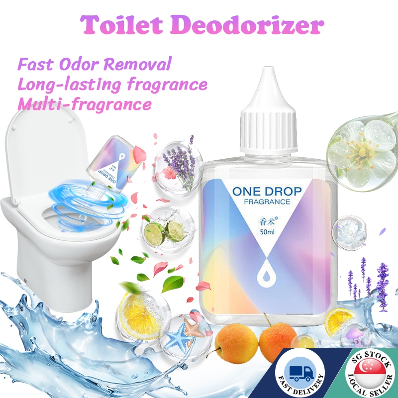 🇸🇬 One Drop Instant Toilet Deodorizer Air Freshener Bathroom Fragrance ...