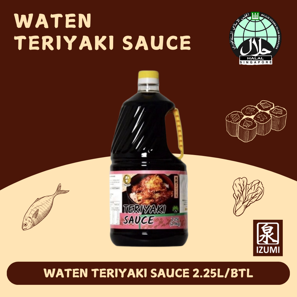 HALAL | Waten Teriyaki Sauce - 2.25L/BTL | Shopee Singapore