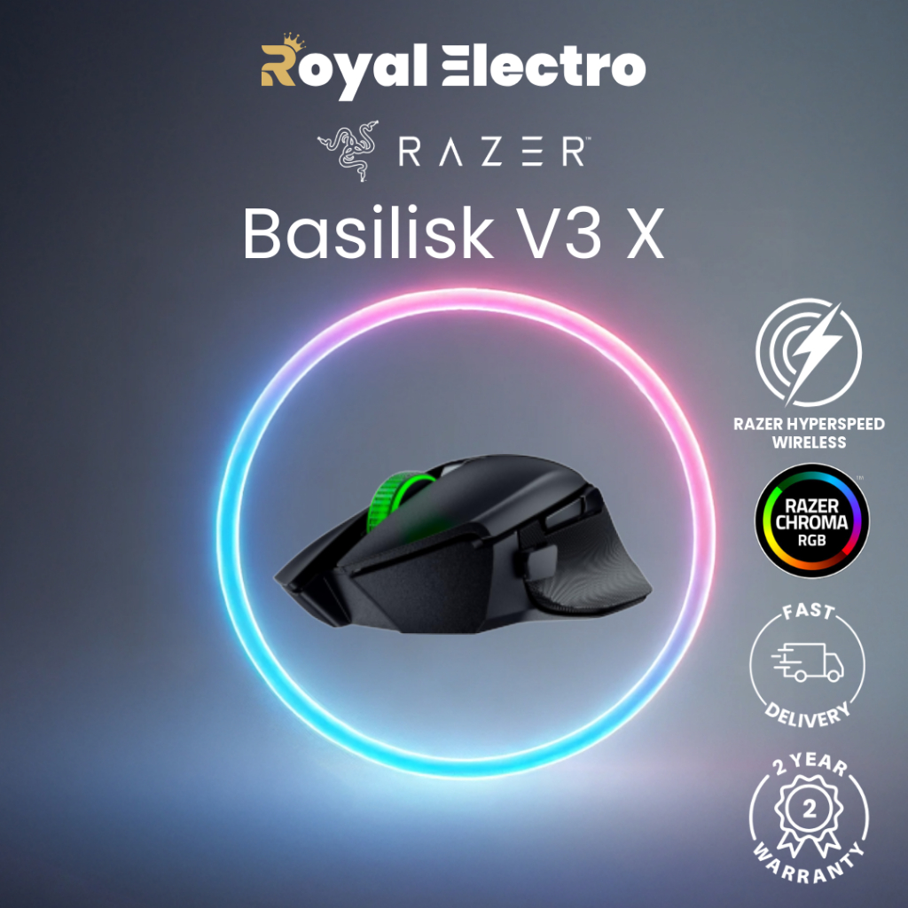 Razer Basilisk V3 X HyperSpeed - Customizable Wireless Gaming Mouse ...