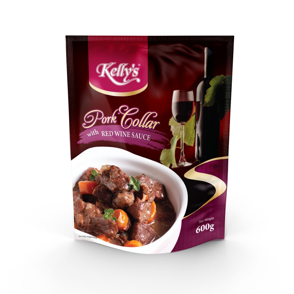 [Buy 1 FREE 1] Kelly's Pork Collar with Red Wine Sauce 600g - Serve 2-3 ...