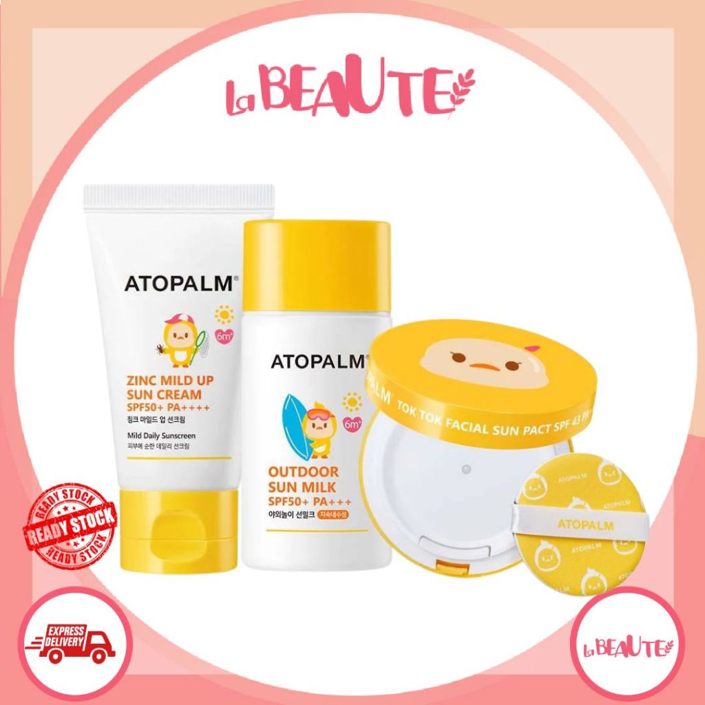 AtoPalm Kids Sunscreen Sun Cream 65g, Sun Milk 55g, Sun Stick 21g, Sun ...