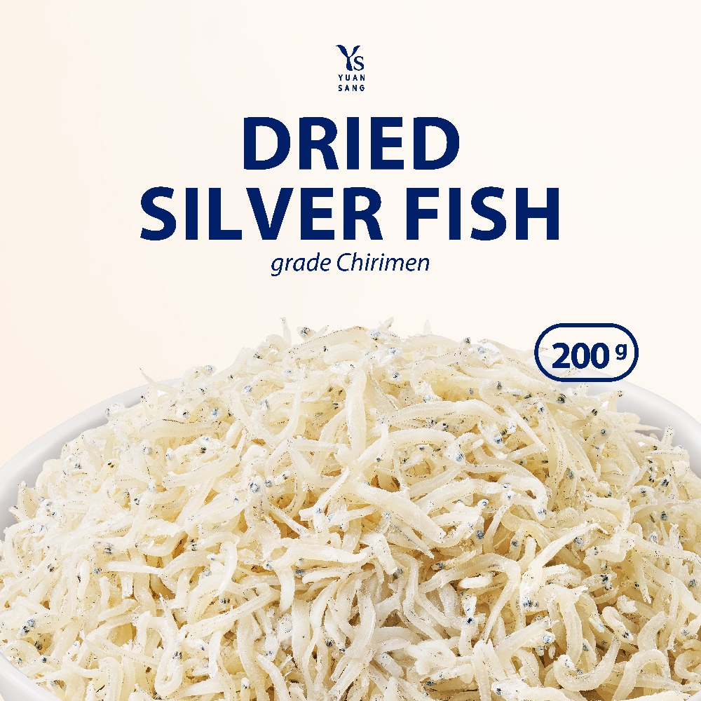 Dried Chirimen Silver Fish Seafood 200g Anchovy Groceries Food ...