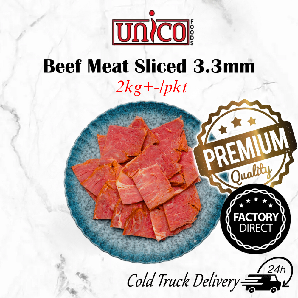 [UNICOFOODS] Beef Meat Sliced (2kg+-/pkt) | 牛肉片 | Shopee Singapore