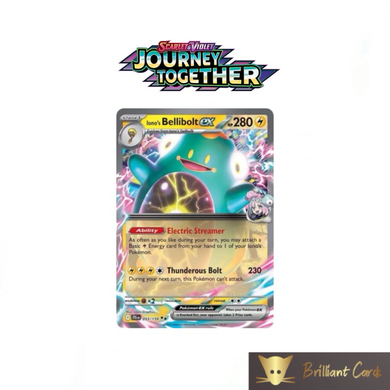 Pokemon Sv09 Journey Together Iono’s Bellibolt Card | Shopee Singapore