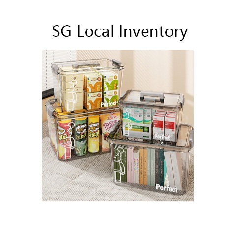 [SG local inventory]NEW Transparent storage box for household clothes ...
