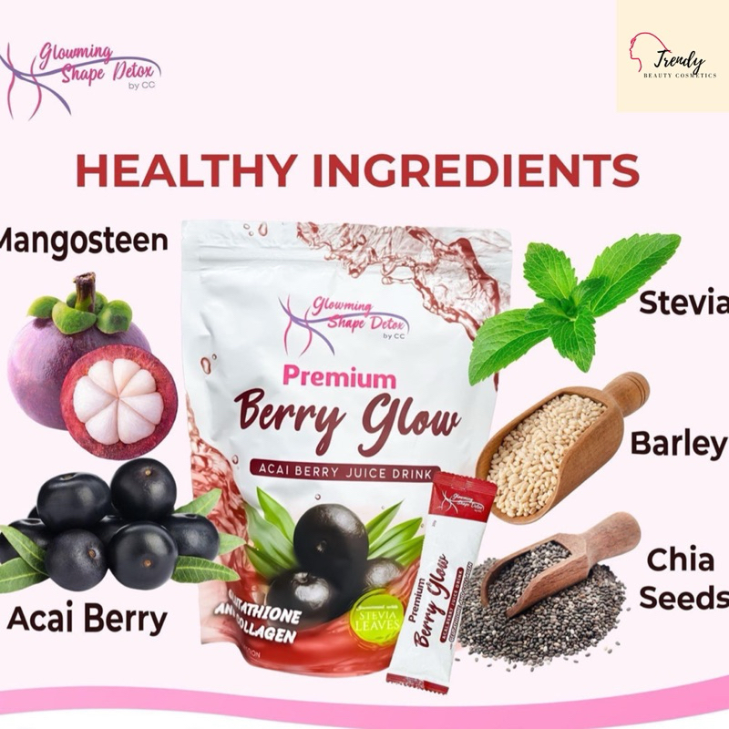 Premium Berry Glow Acai Berry Juice (20gx10sachets) | Shopee Singapore