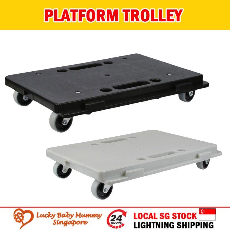 Polypropylene Wheeled Platform / Connectable Turtle Trolley / Portable ...