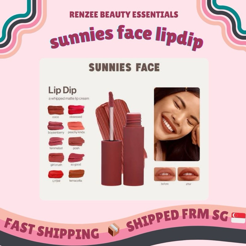[AUTHENTIC + INSTOCKS!] Sunnies Face Lip Dip | Shopee Singapore