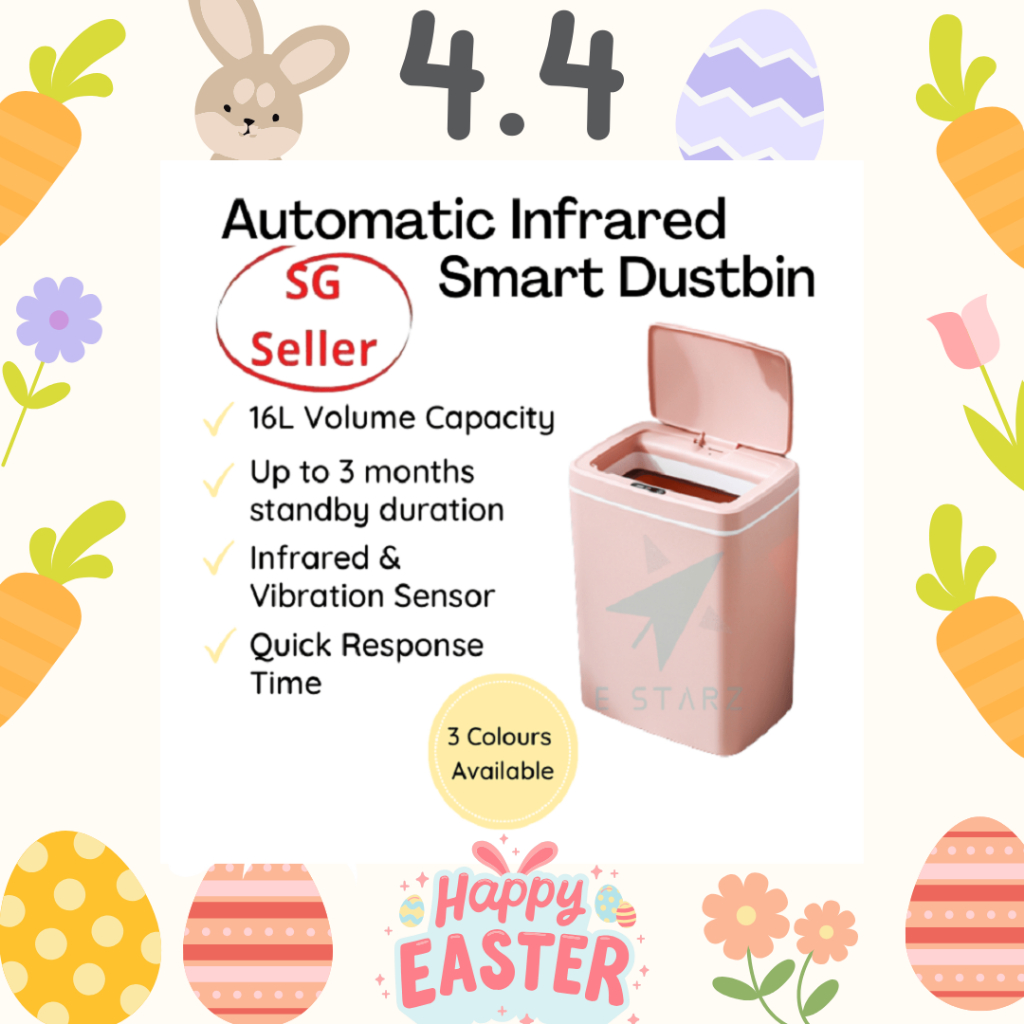 [New Model] Automatic Infrared Smart Dustbin / 3 Colours / 16 Litres ...