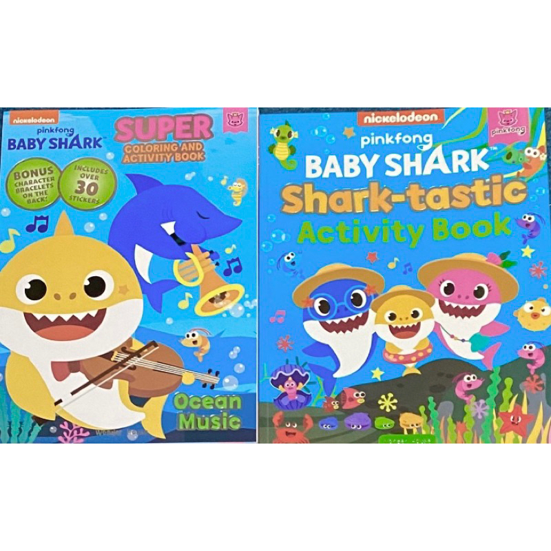 [SG Stock] Baby Shark Shark-tastic Activity Book / Super Coloring ...