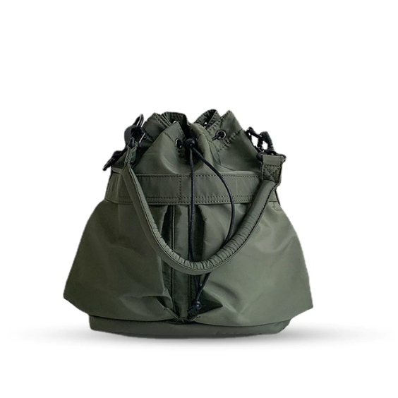 5:5 Sales Ladies Crossbody Dumpling Bag Drawstring Closer Mini Bucket ...