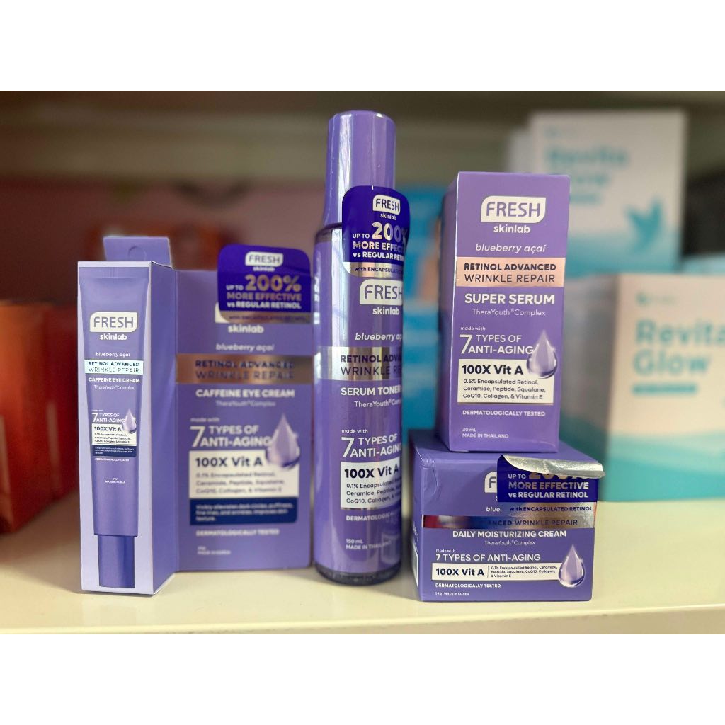 FRESH SKINLAB RETINOL ADVANCED WRINKLE REPAIR LINE MADE IN THAILAND (SG ...