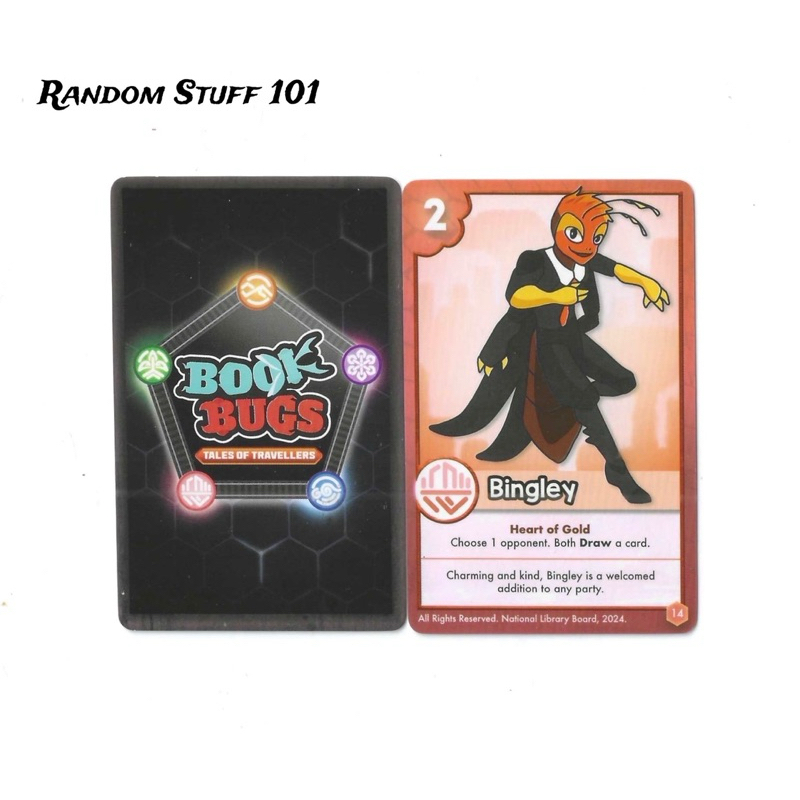 Book Bugs 5 Collector's Game Library Cards (#1-38) | Shopee Singapore