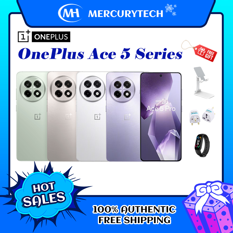 【NEW】Oneplus Ace 5 /Ace 5 Pro Snapdragon 8 3rd Gen 6.78-inch flat 1.5K AMOLED/6400mAh/6100mAh ...