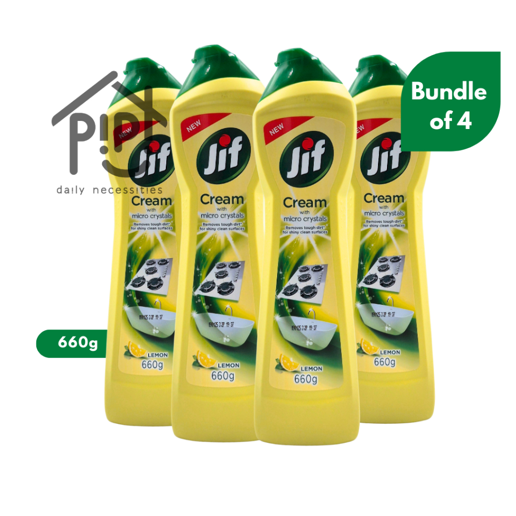 JIF Cream Micro Crystal Lemon 4 x 660g | Shopee Singapore
