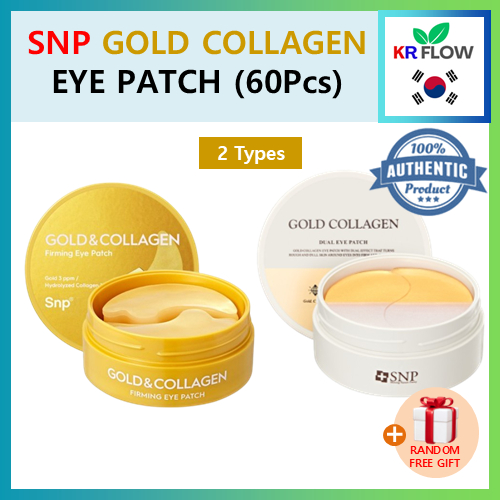 [SNP] Gold Collagen Eye Patch(60Pcs) + RANDOM FREE GIFT / 2 Types ...