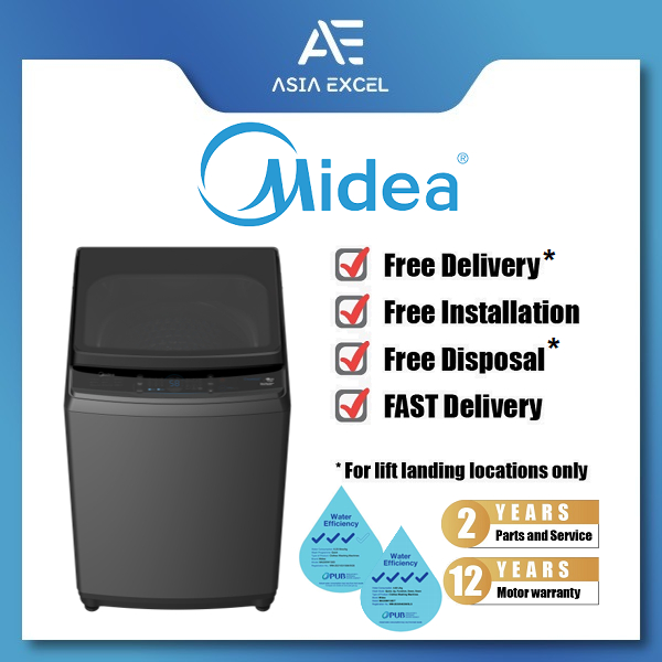 MIDEA MA200W130D | MA200W130DT 13KG 3 TICKS / 4 TICKS TOP LOAD DIRECT ...