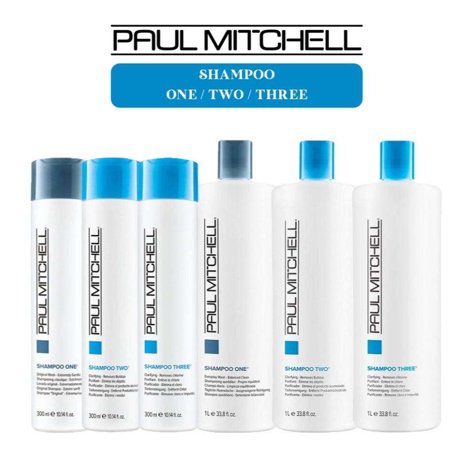 Paul Mitchell Shampoo One/ Two / Three 300ml / 1000ml | Shopee Singapore