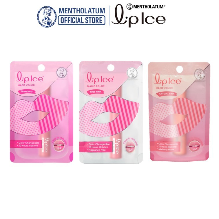 Mentholatum Lipice Magic Color Lip Balm | Shopee Singapore
