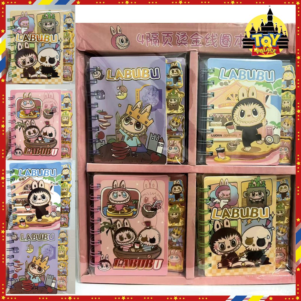 Labubu Notebook Coil Book A5 Single Line Book (50 sheets) | Shopee ...