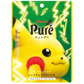 Pure Gummy Pokémon Pikachu Mixed Fruit Flavor 52g【limited time only】【DIRECT FROM JAPAN】 | Shopee ...