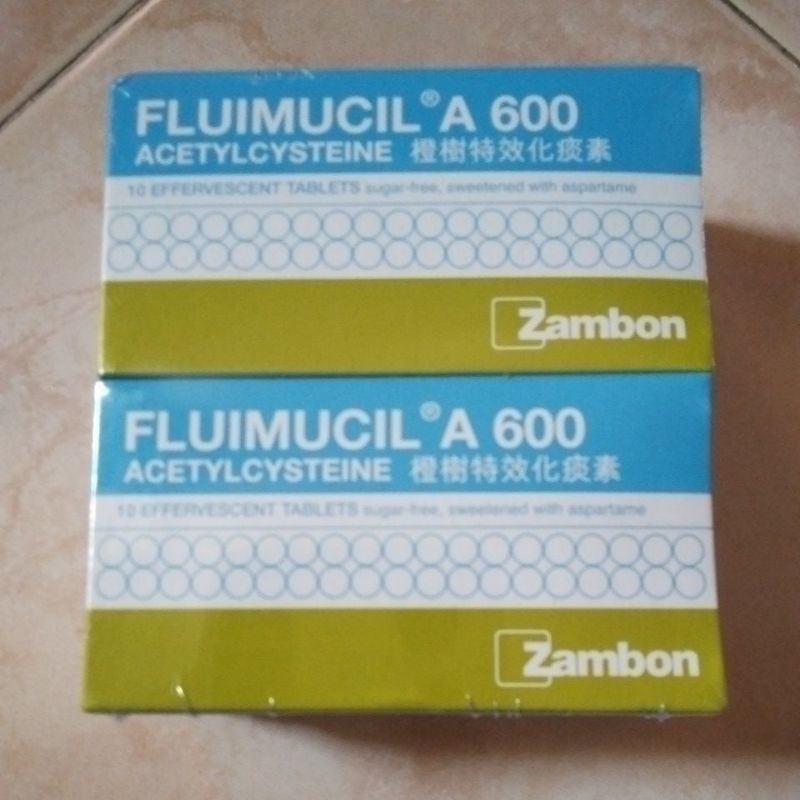 Fluimucil A 600 Acetylcysteine Effervescent Tablets | Shopee Singapore