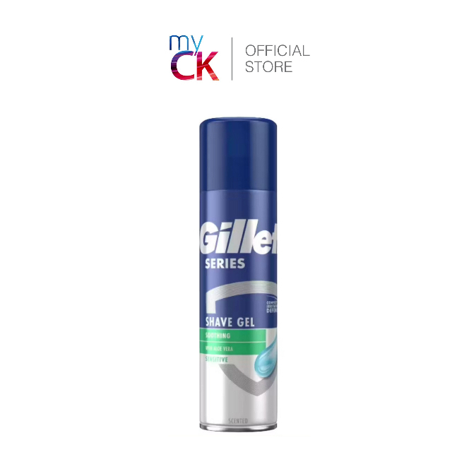 (Bundle of 2) Gillette Sensitive Skin Shaving Gel Series 200ml | Shopee ...