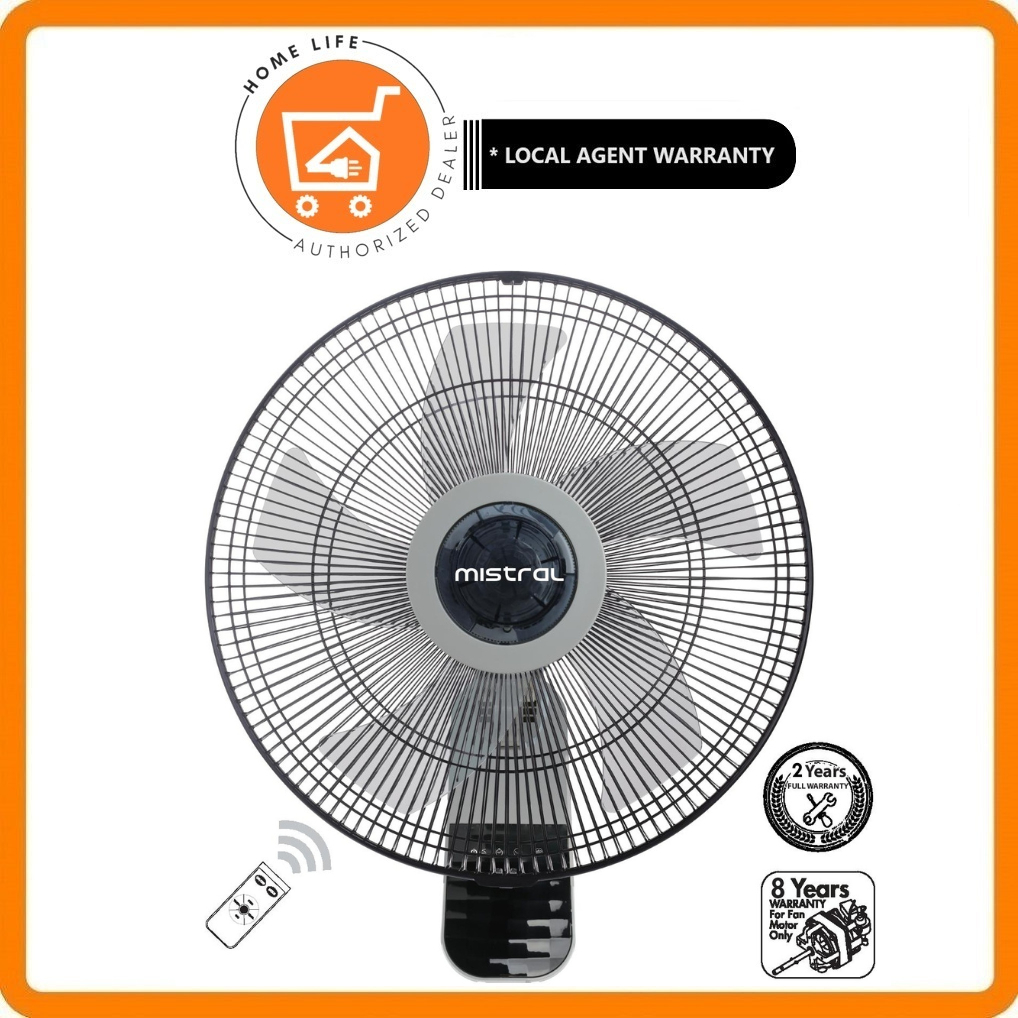 Mistral MWF4035DR Remote DC Wall Fan with Remote 16 Inch | Shopee Singapore