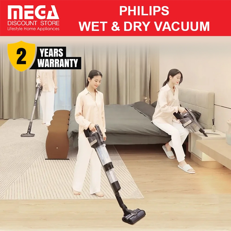 PHILIPS XW9383 CORDLESS WET & DRY STICK VACUUM CLEANER | Shopee Singapore