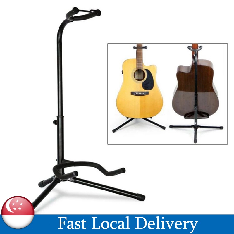 ️‍🔥Guitar Floor Stand Holder Portable Bass Lute Display Rack Electric ...