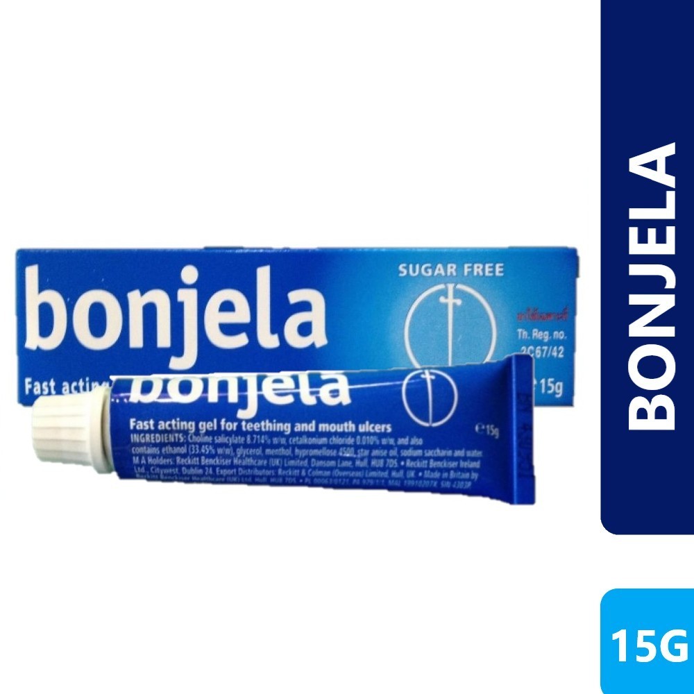 Bonjela Gel for Teething and Mouth Ulcers, 15g | Shopee Singapore