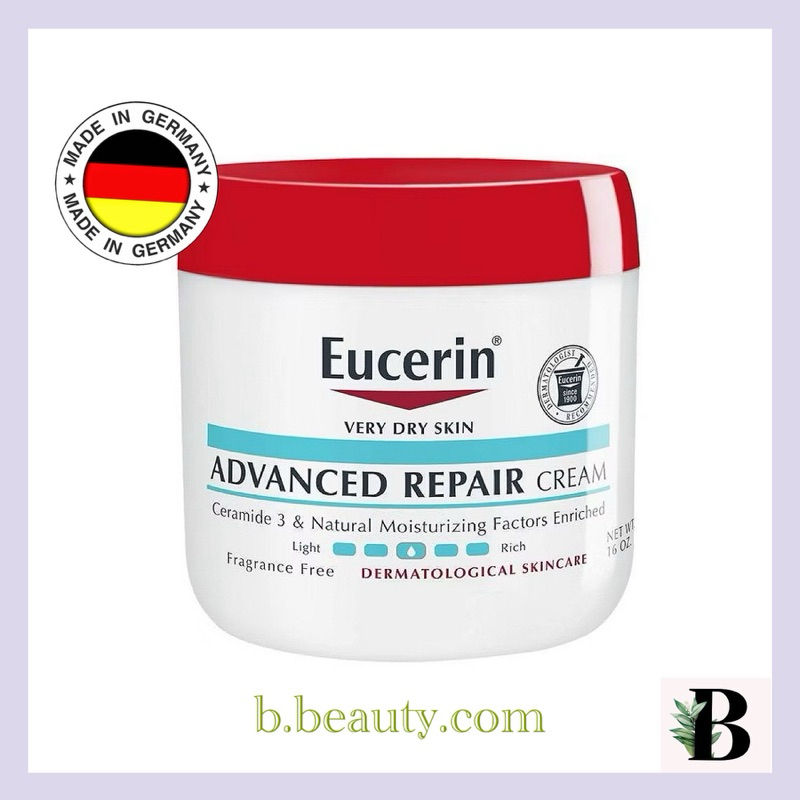 Eucerin Advance Repair Body Cream Lotion 500ml Moisturizing Nourishing ...