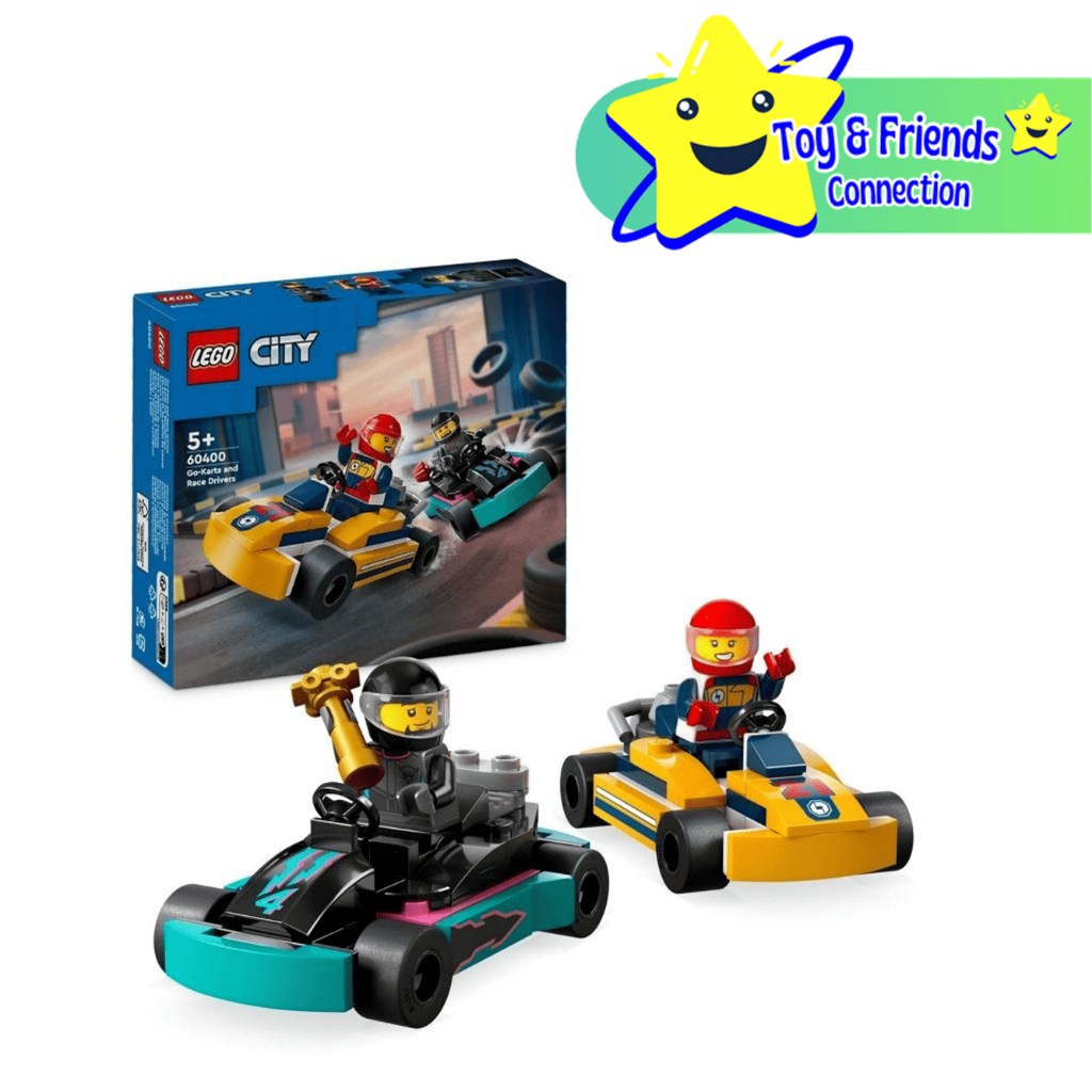 LEGO City 60400 Go-Karts and Race Drivers Toy Set (99 Pieces) | Shopee ...