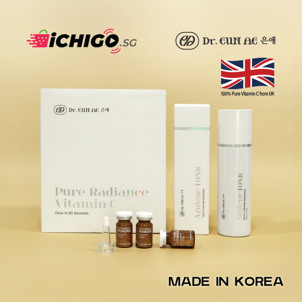 [DR. EUN AE] Pure Radiance Vitamin C Powder + Tonic Set (1g x 12 vials ...