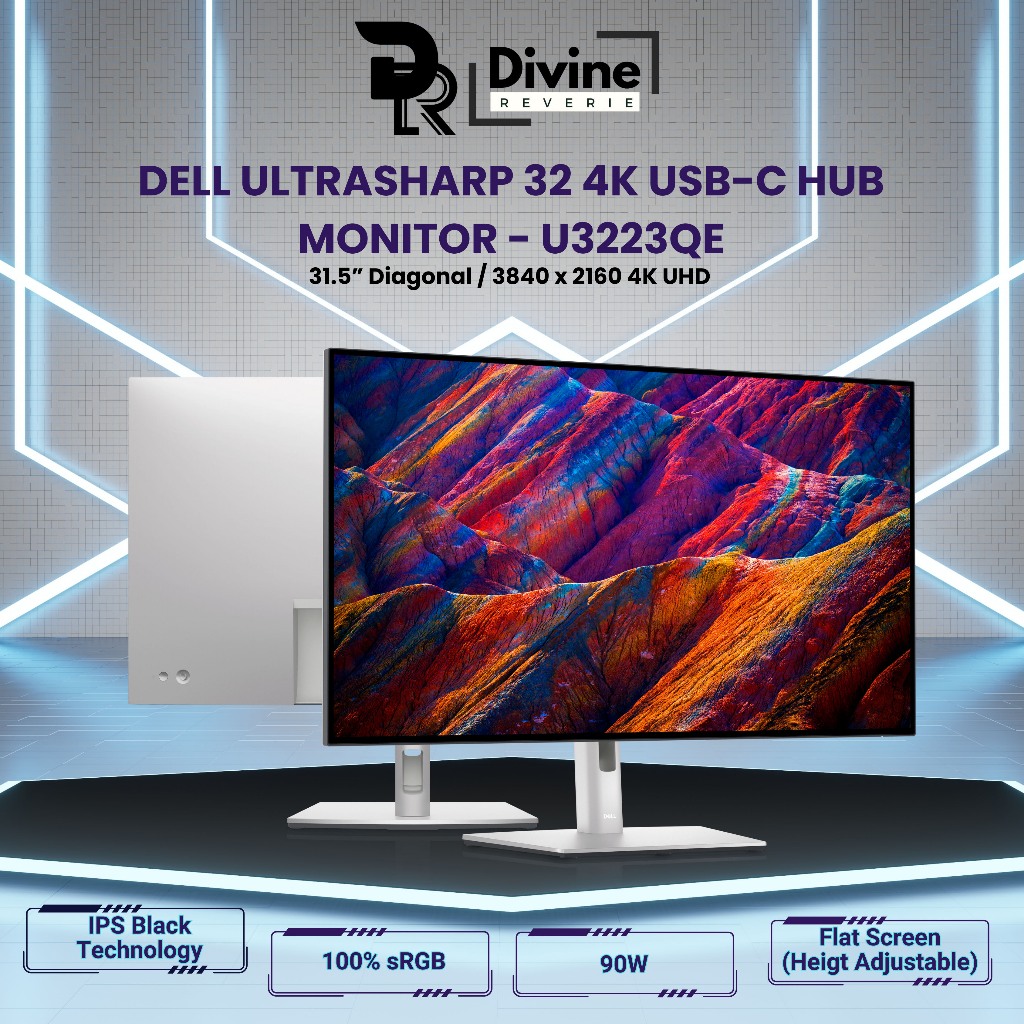Dell UltraSharp 32 4K USB-C Hub Monitor - U3223QE (3-5 days) | Shopee ...