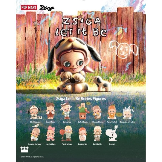 [INSTOCKS CONFIRMED DESIGN] POP MART Zsiga Let It Be Series Figures ...