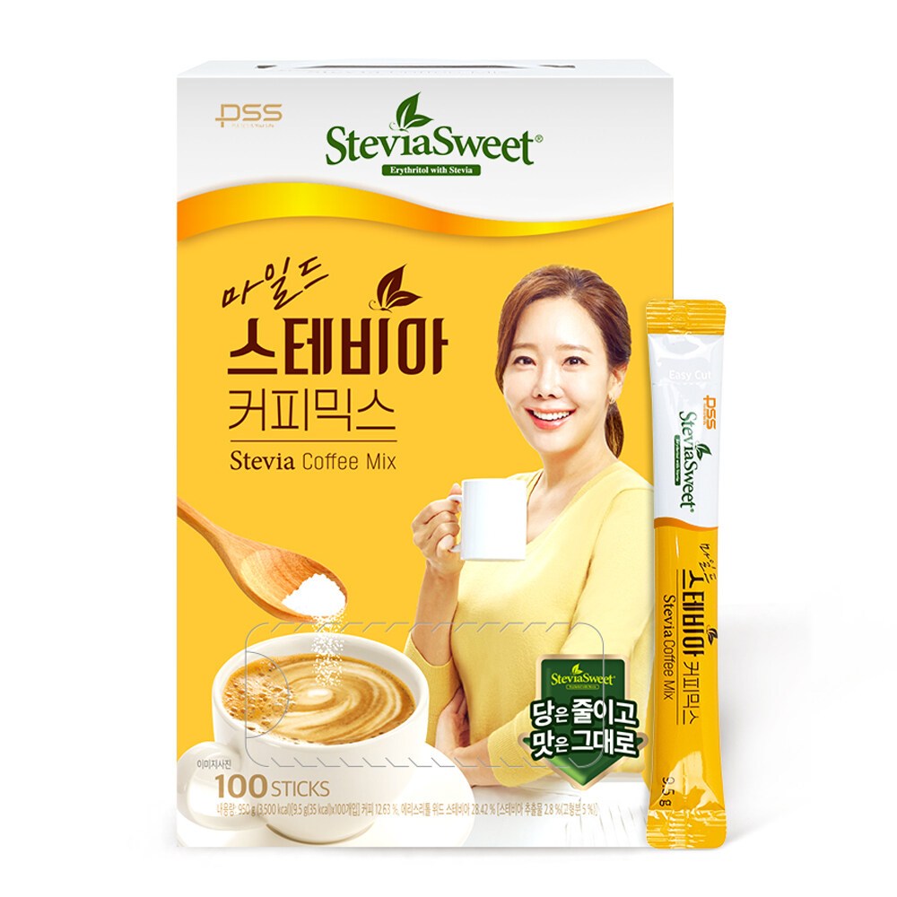 SteviaSweet Mild Stevia Coffee Mix 100 sticks 3-in-1 / Suger Zero ...