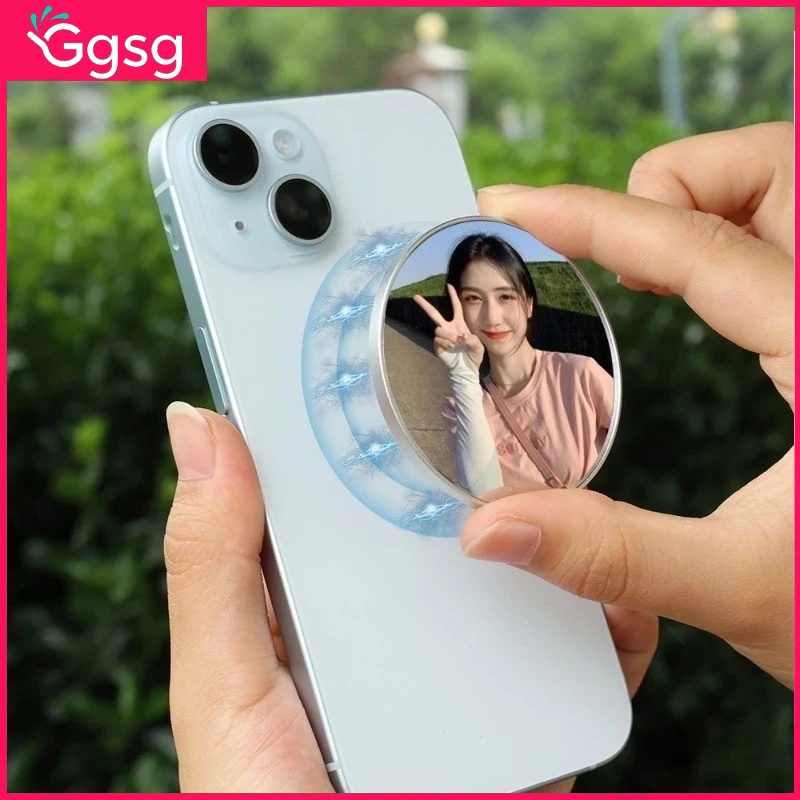 【SG】Portable Universal Magnetic Attraction Selfie Mirror for Smartphone ...