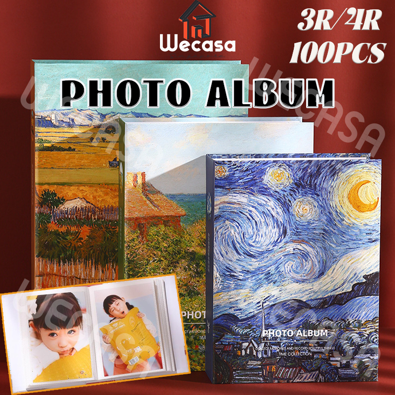 [SG] 3R/4R Album Photo Book 3r Photo Strips Album 100Pcs Photobooth Album 4r Photo Album Book ...