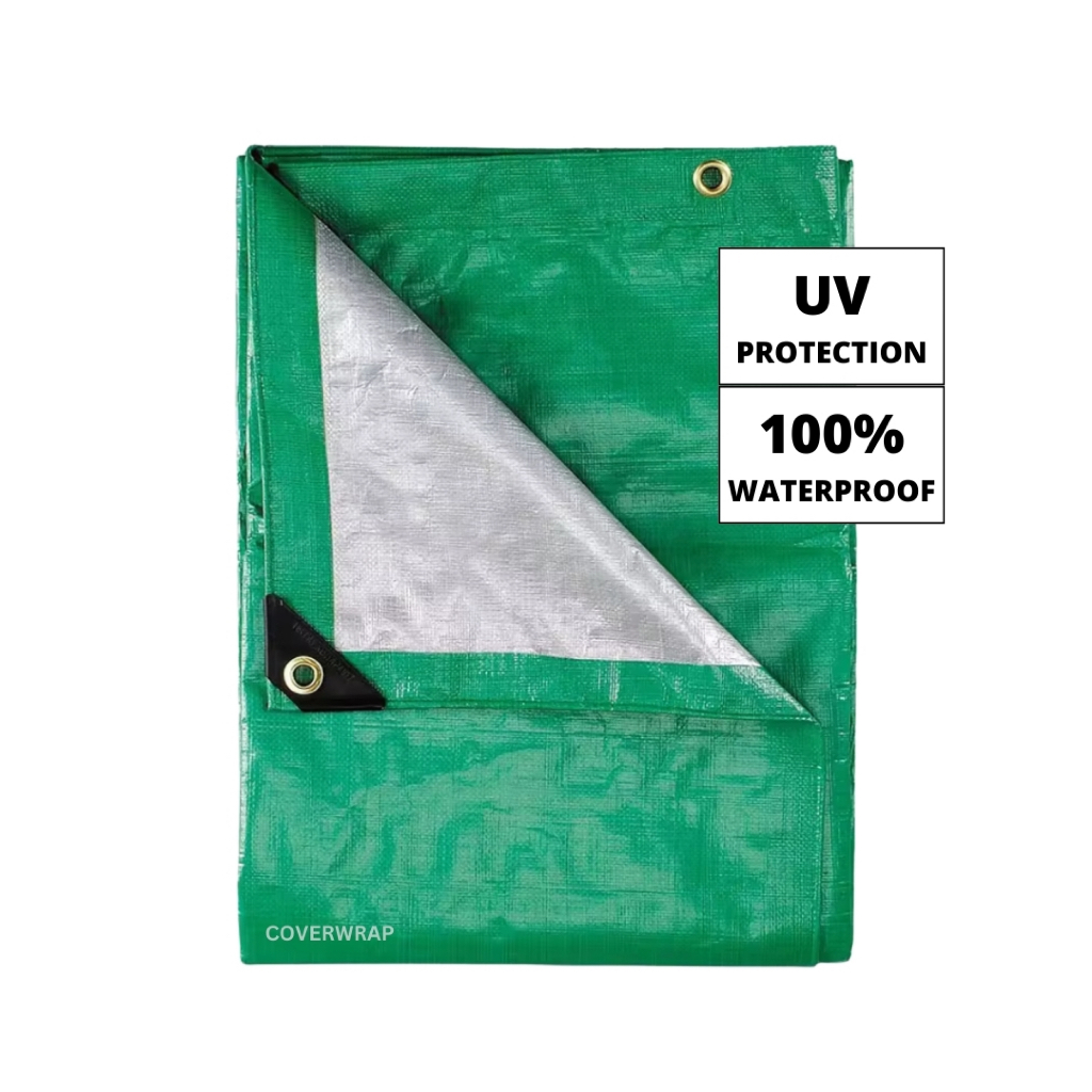 Tarpaulin Waterproof Canvas Sheet, 帆布 - Outdoor Tarp Cover | Shopee ...