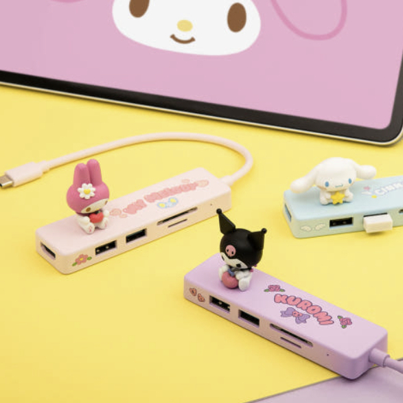 ROYCHE Sanrio Figure USB-C Type 5-in-1 Multi Hub (My Melody / Kuromi / Cinnamoroll) | Shopee ...