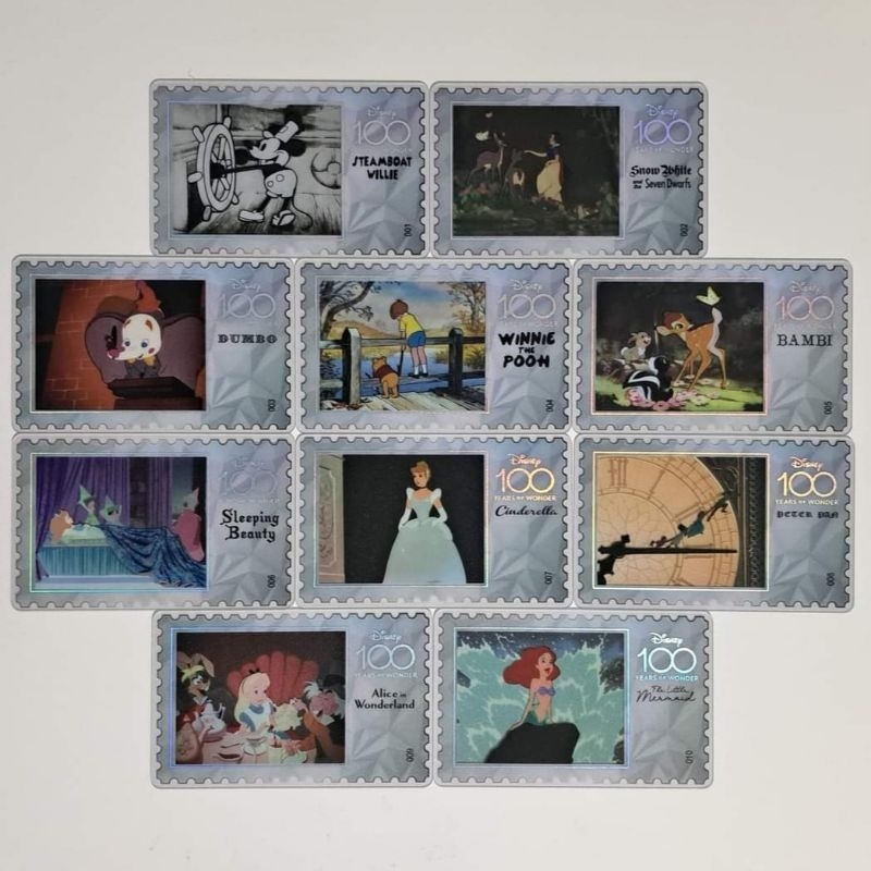 CPCM Card Retro Train Disney Dumbo Winnie the Pooh Sleeping Beauty ...