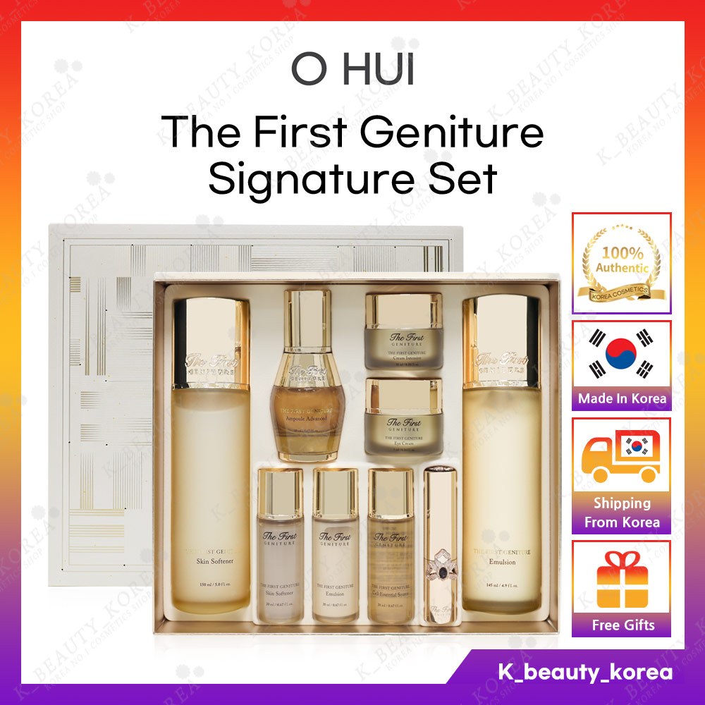 [O HUI] The First Geniture Signature Set (Skin Softener+Emulsion ...