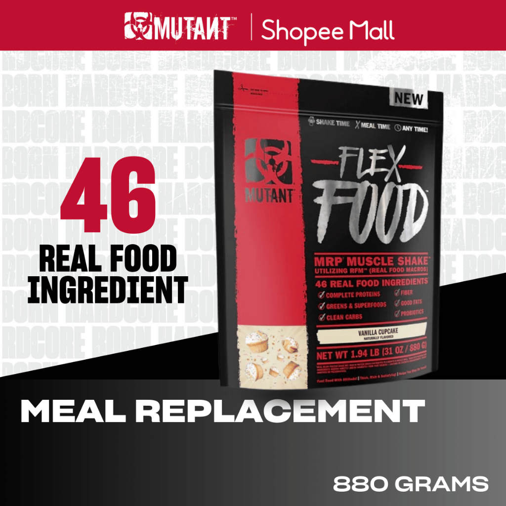 Mutant Flex Food, Meal Replacement, Supplement Food with High Protein ...