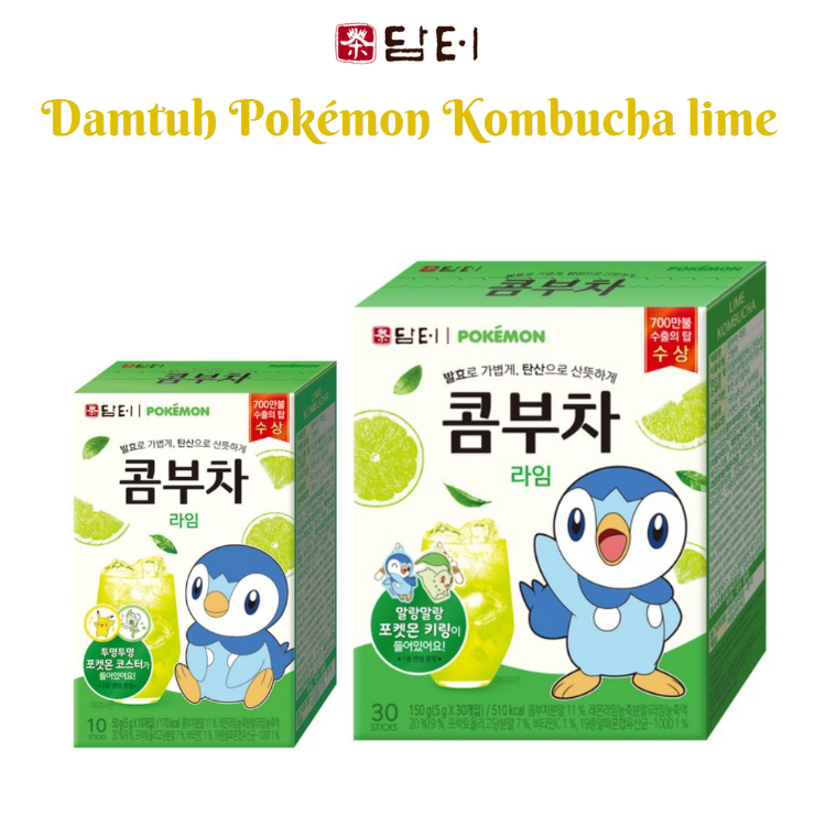 Damtuh Pokémon Kombucha lime, Korean Healthy Tea | Shopee Singapore