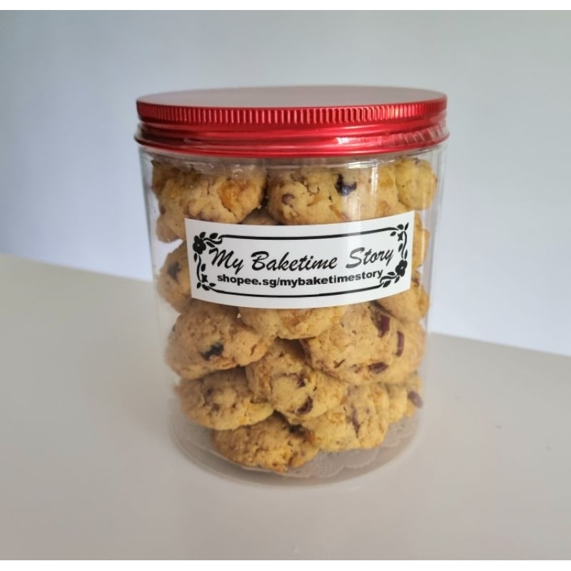 Cranberry/Raisin Cornflakes Cookies (200g/250g/300g) | Shopee Singapore