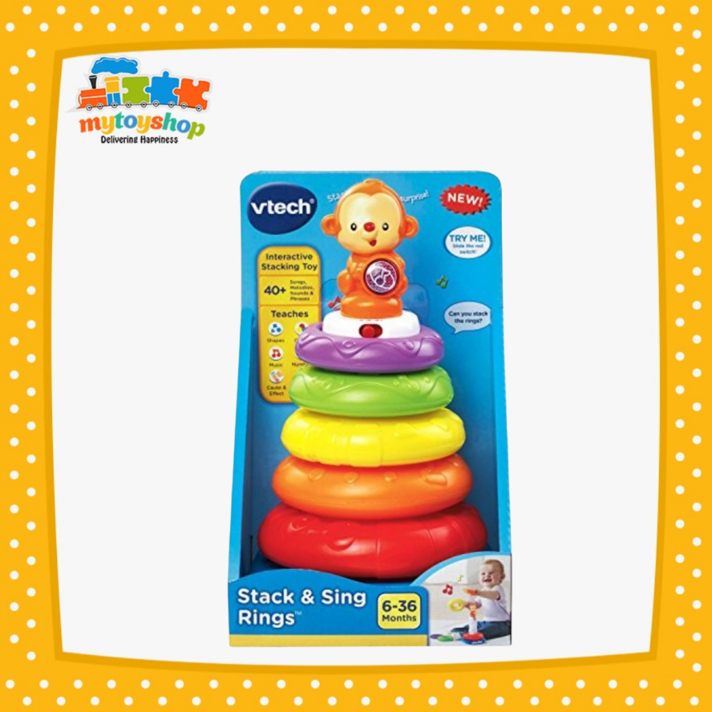 Vtech Stack N Sing Rings | Shopee Singapore