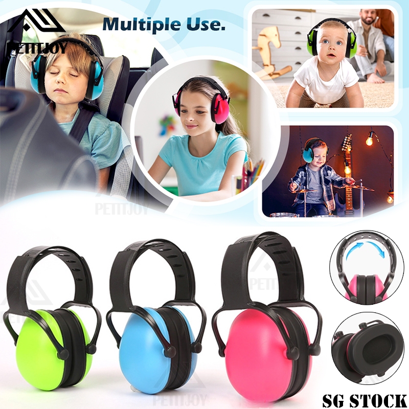 【SG】Noise Cancelling 20 dB Ear Muff Sound Proof Protection Ear Muff Ear ...